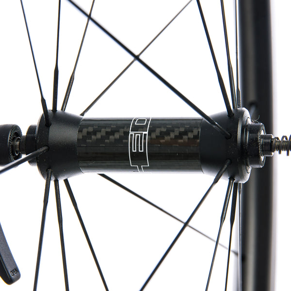 HED Jet 4 Plus Black PowerTap G3 Carbon Clincher | The Pro's Closet