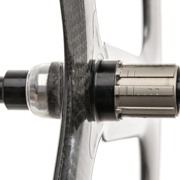HED H3 Tri Spoke Carbon Tubular 700c Wheelset | The Pro's Closet