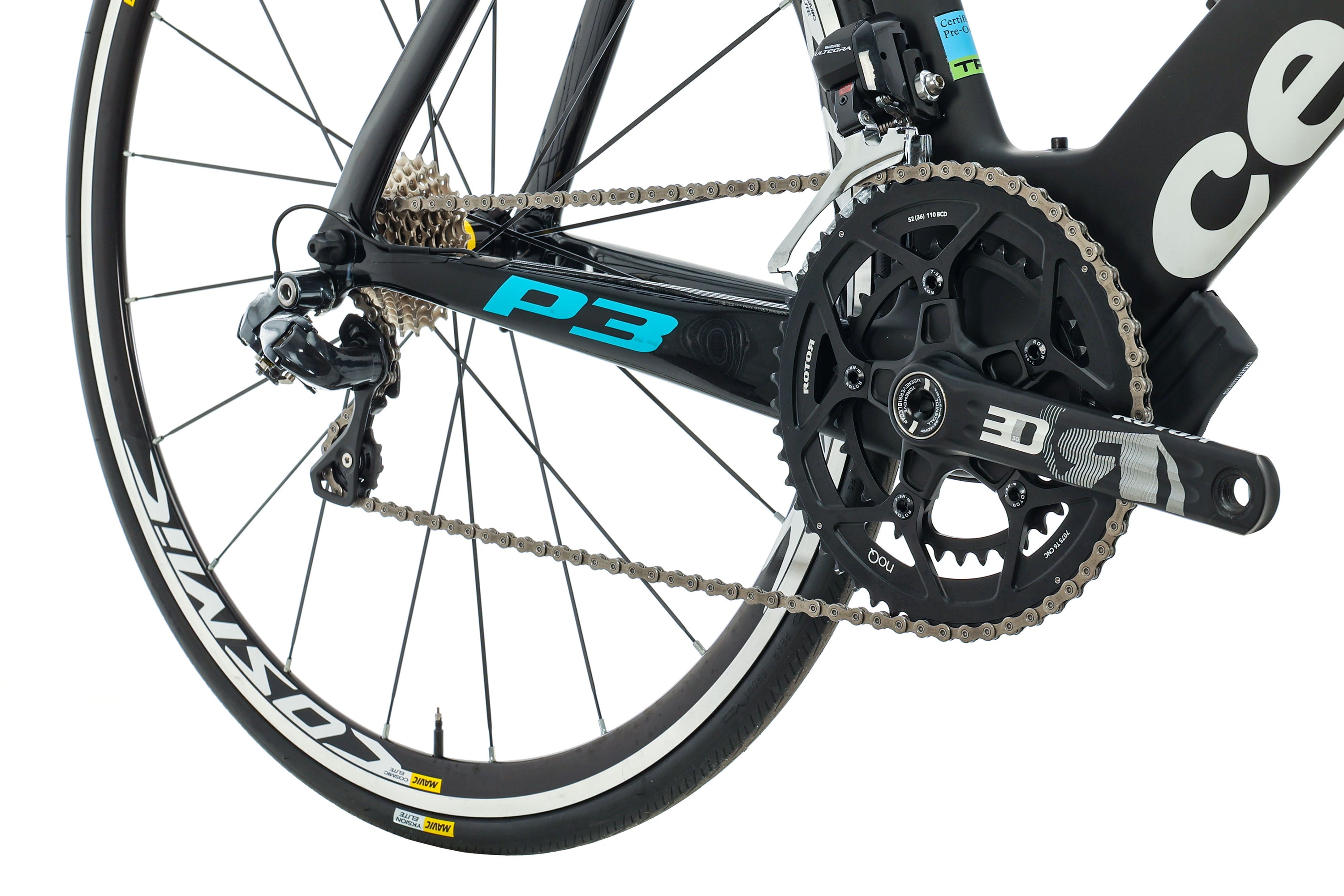 Cervelo P3 Ultegra Di2 Time Trial Bike - 2017, 56cm | Weight, Price, Specs, Geometry, Size Guide ...