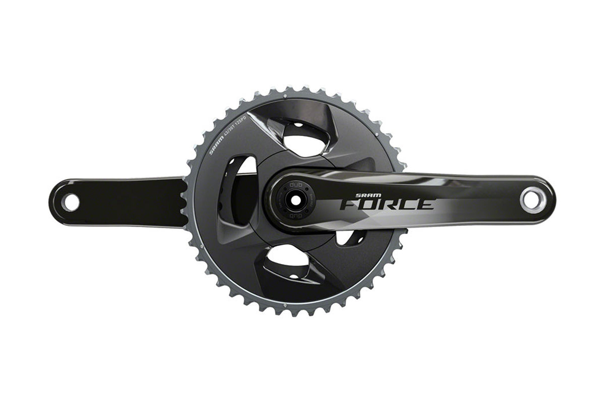 SRAM Force Crank Set 12 Speed 48/35t 107 BCD DUB Glossy Black | The Pro ...