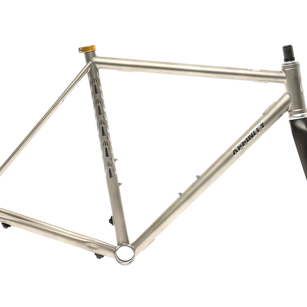 Affinity Cycles Anthem Custom Stainless Steel Medium Frameset - 2022 ...