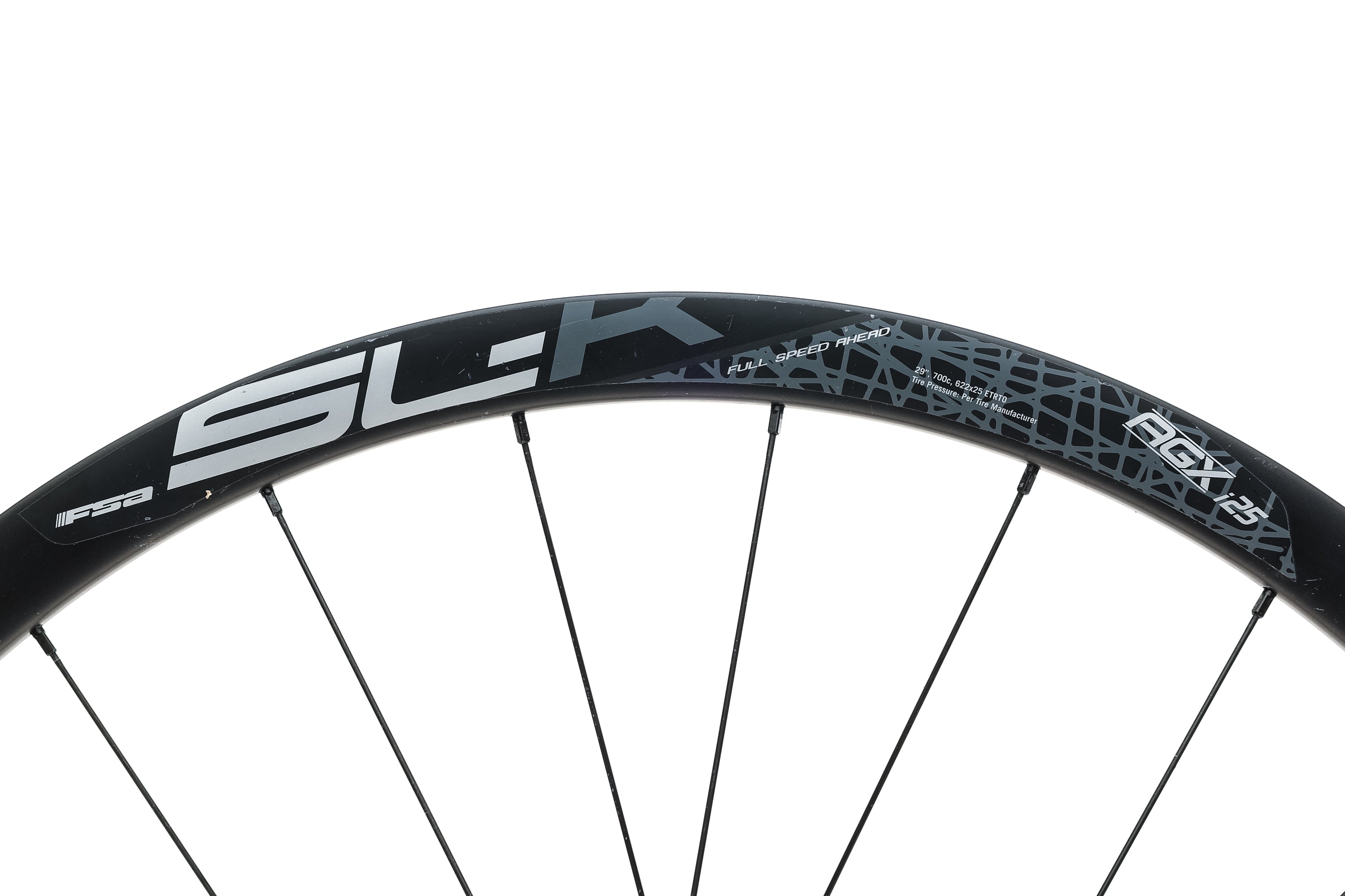 FSA SL-K AGX i25 Carbon Tubeless 700c Wheelset | The Pro's Closet | WHL10198