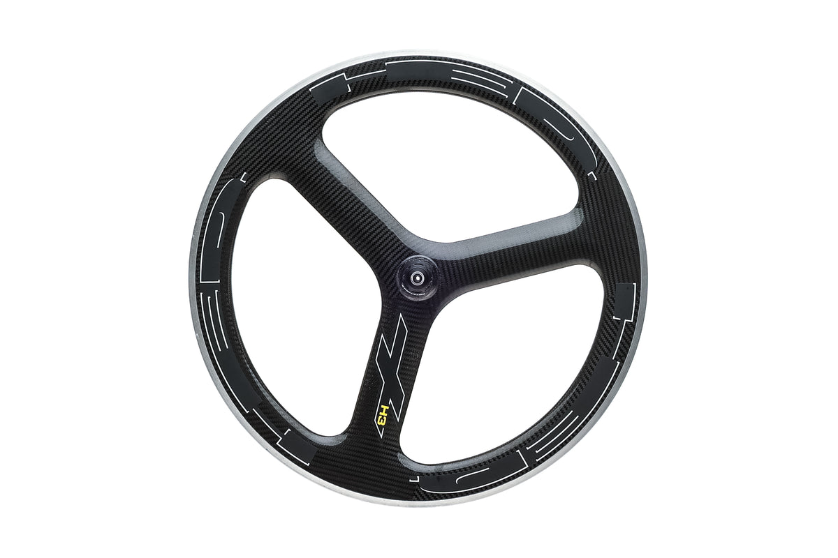 HED H3 Plus Carbon/Alloy Clincher 700c Front Wheel | The Pro's Closet – The Pro's Closet