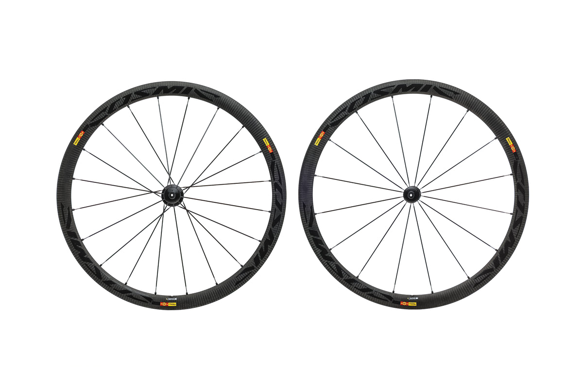 Mavic Cosmic Carbone 40 Carbon/Alloy Clincher 700c Wheelset | The Pro's Closet | WHL10346