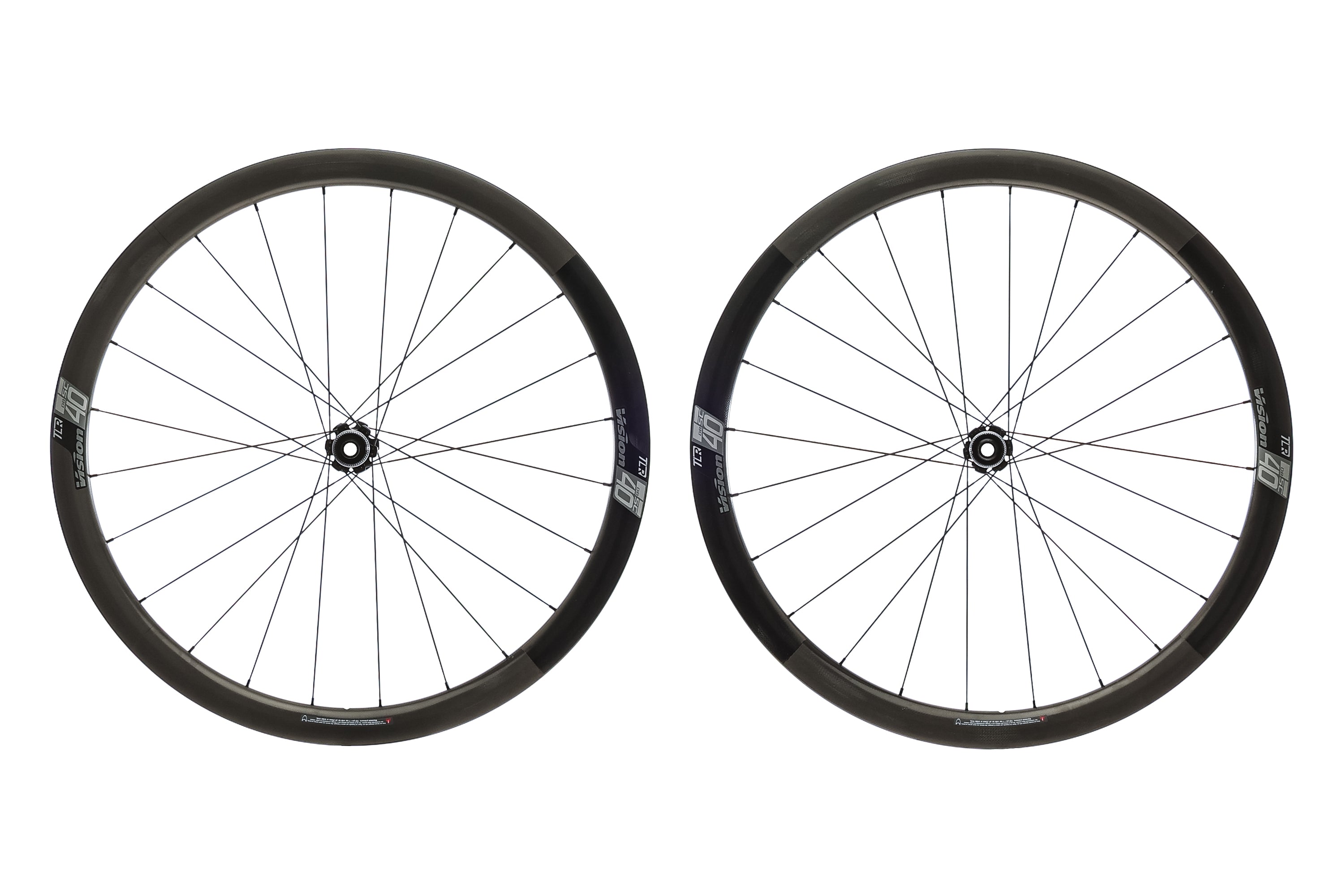 Vision SC 40 TLR Carbon Tubeless 700c Wheelset | The Pro's Closet ...
