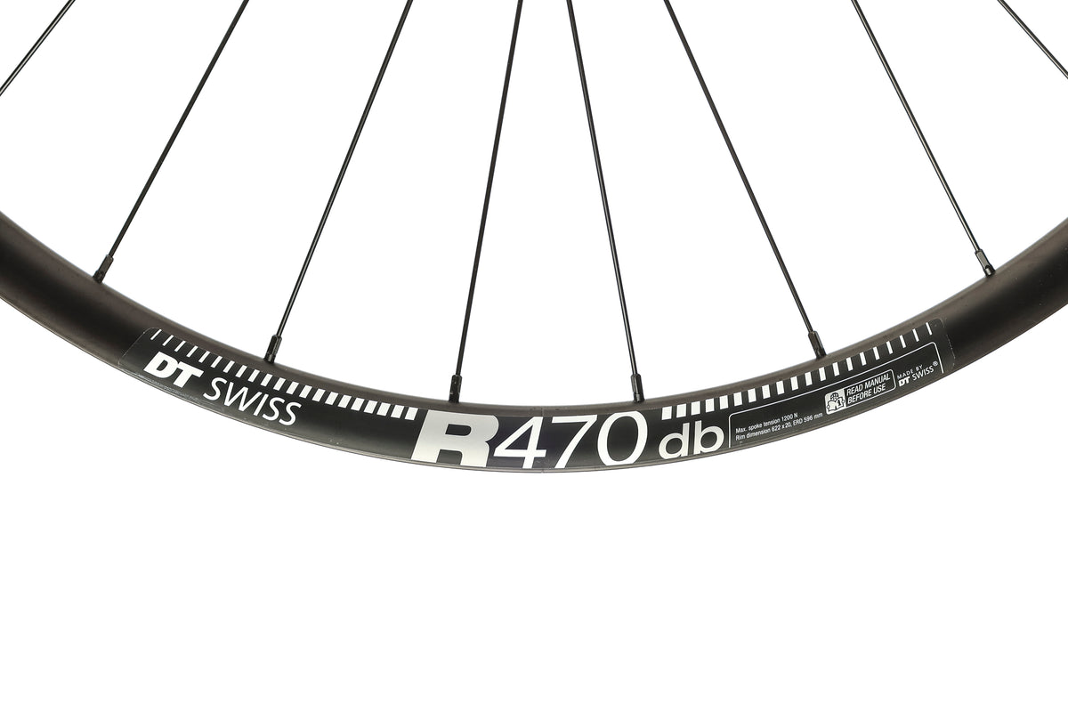 DT Swiss R470 db Aluminum Tubeless 700c Wheelset | The Pro's Closet