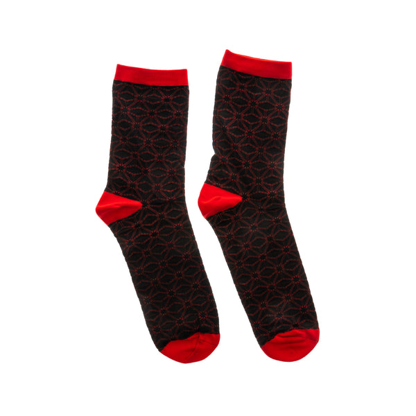 Supacaz Asanoha Socks Black & Red Large/X-Large | The Pro's Closet