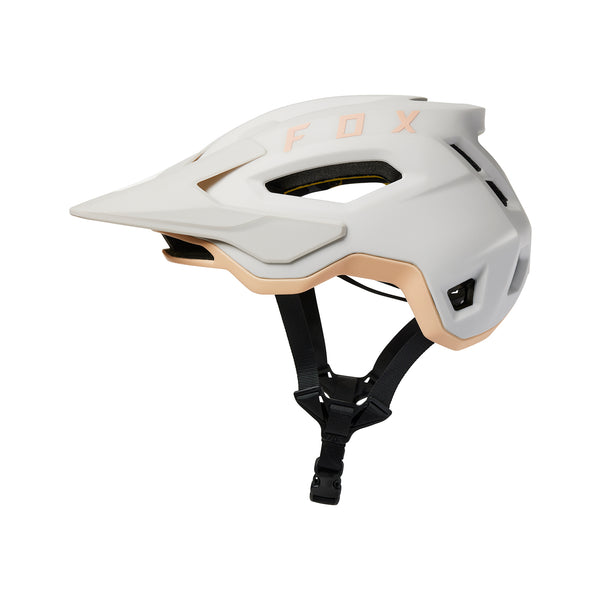 Fox Racing Speedframe Bike Helmet Vintage White | The Pro's Closet