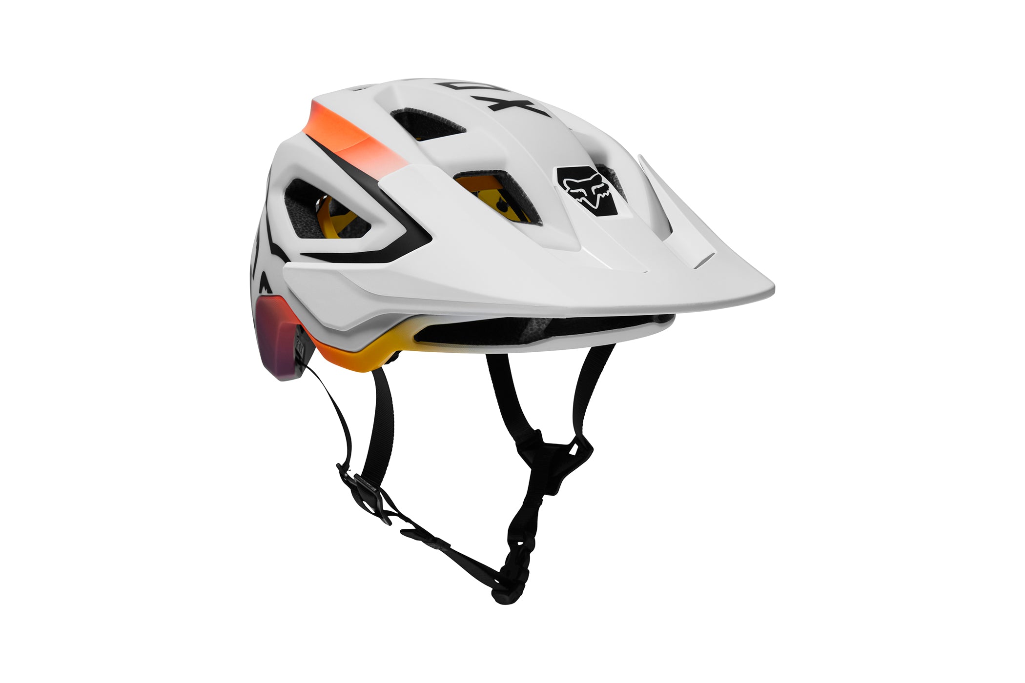 Fox Racing Speedframe VNISH Bike Helmet White | The Pro's Closet