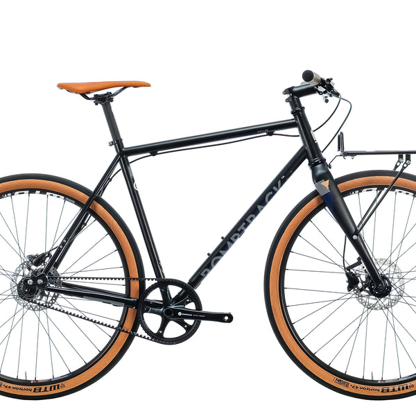 Bombtrack Outlaw Matte Black/Navy Blue Commuter Bike - 2022, Large ...