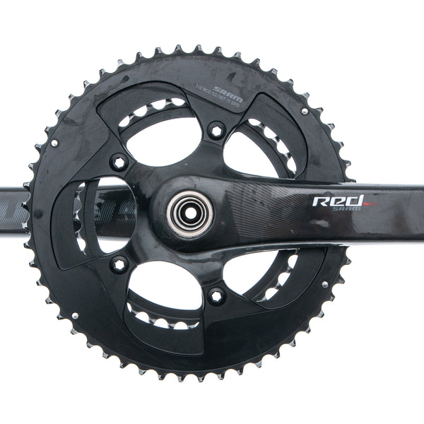 SRAM Red Crankset 11 Speed 170mm 52/36t 110mm BC | The Pro's Closet