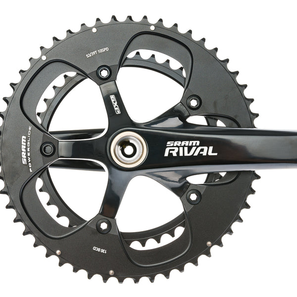 SRAM Rival Crankset 10 Speed 165mm 53/39T 130mm | The Pro's Closet