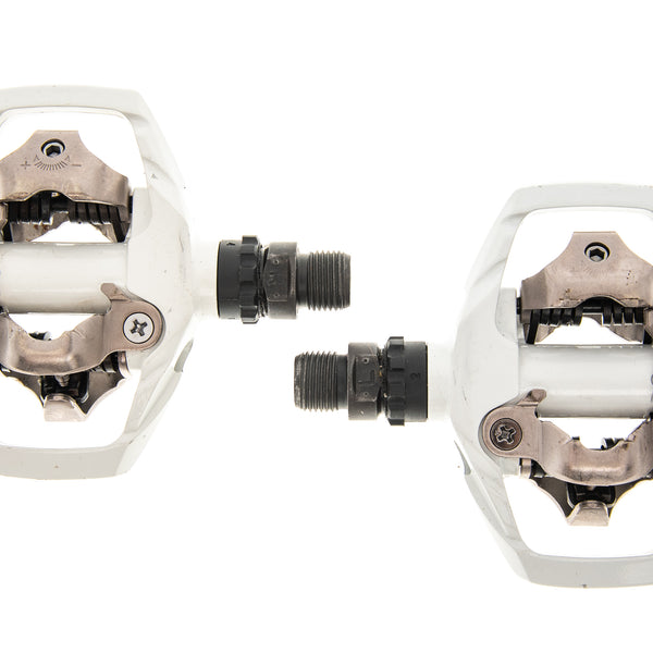 Shimano Deore PD-M530 Pedals Clipless White | The Pro's Closet