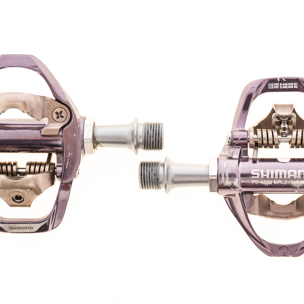 Shimano PD-A600 Pedals Clipless Silver | The Pro's Closet