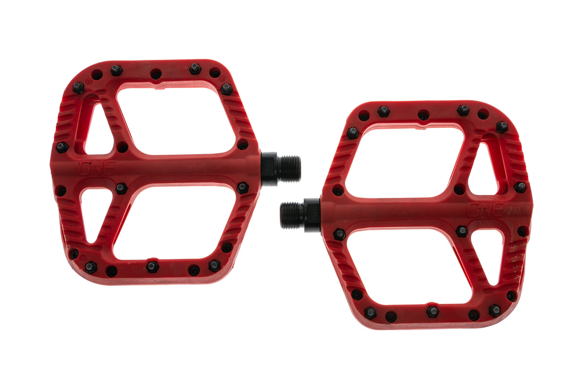 OneUp Components Composite Pedals Platform Red | The Pro's Closet
