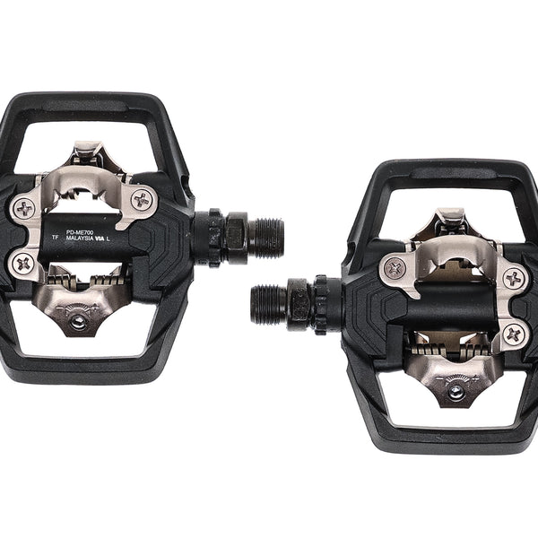 Shimano PD-ME700 SPD Pedals Clipless with Platfo | The Pro's Closet