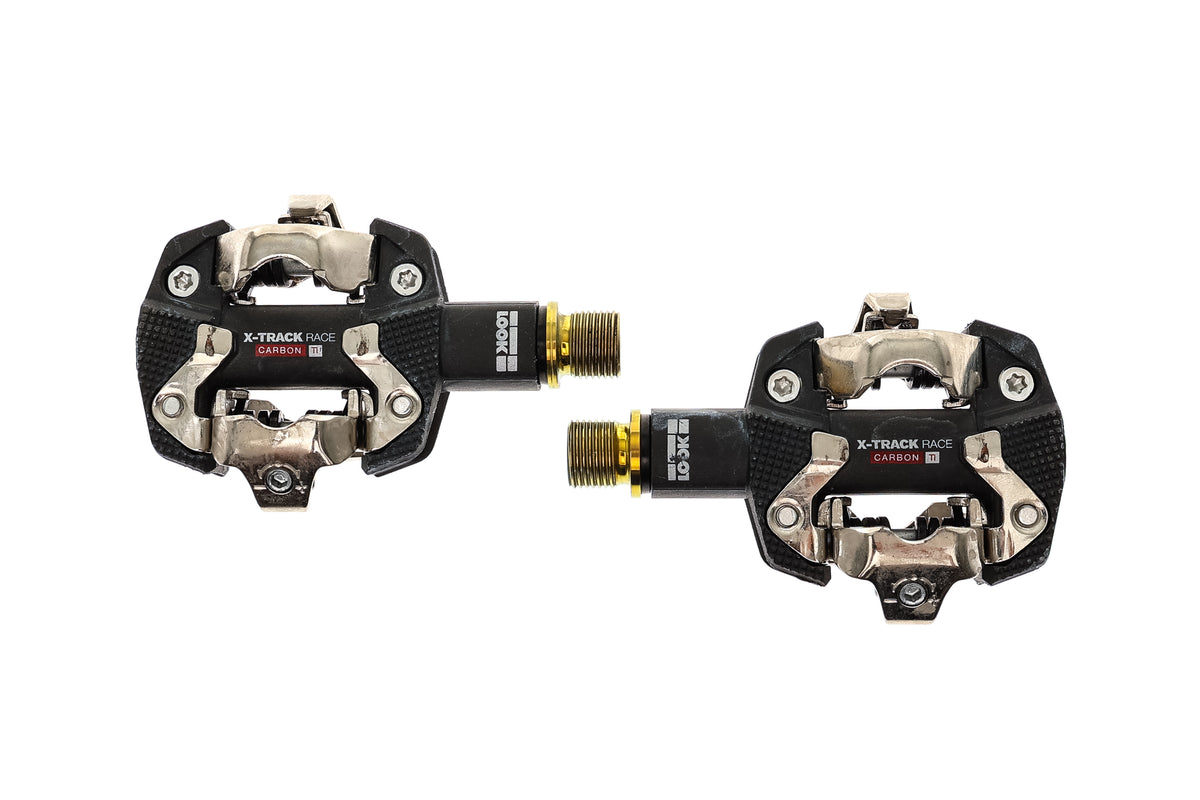 Look X-Track Race Carbon Ti Pedals Clipless Blac | The Pro's Closet