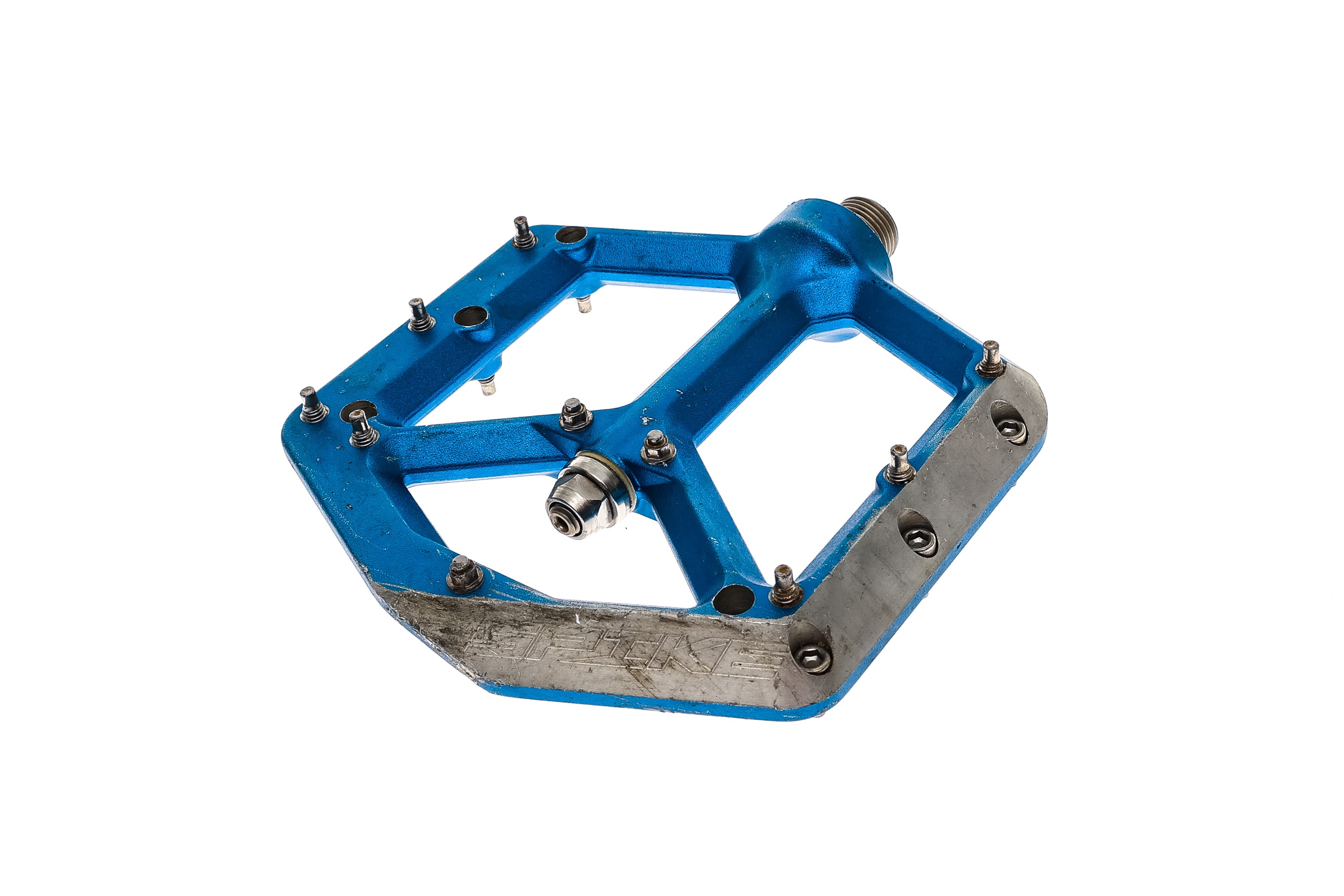 Spank Spike Pedals Platforms Blue | The Pro's Closet