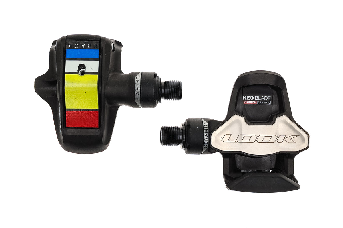 Look Keo Blade Carbon Ceramic Track Pedals Clipl | The Pro's Closet