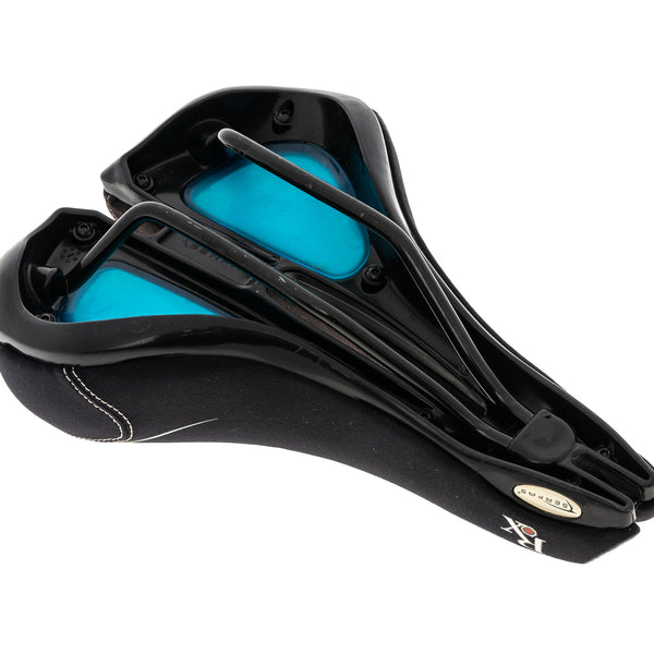 Serfas RX-921L Men's Saddle 176mm Steel Rails Bl | The Pro's Closet