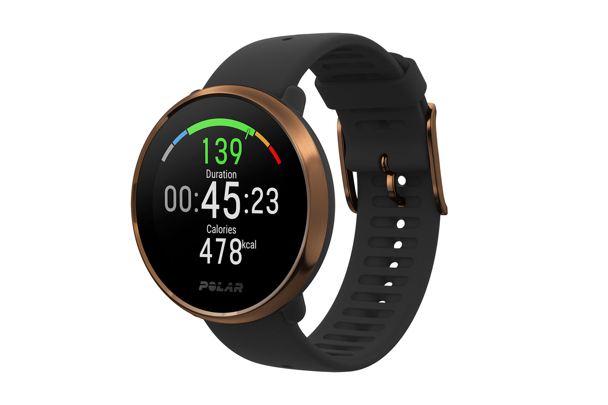 Polar Ignite Watch Black/Copper | The Pro's Closet