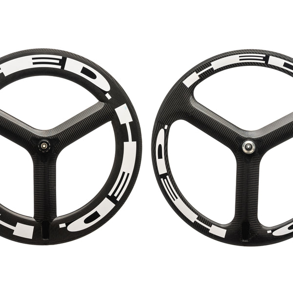 HED Tri Spoke Carbon Tubular 700c Wheelset | The Pro's Closet