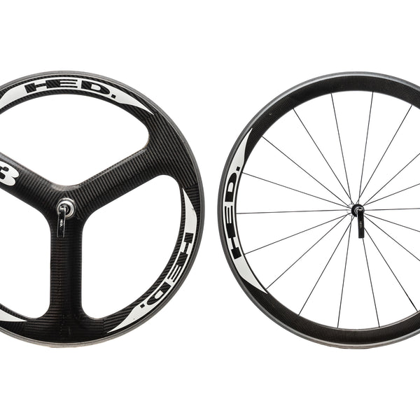 HED Jet 4 / Tri Spoke Carbon/Alloy Clincher 700c | The Pro's Closet