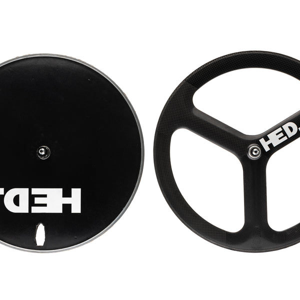 HED 3C Trispoke / Disc Carbon Tubular 700c Wheel | The Pro's Closet