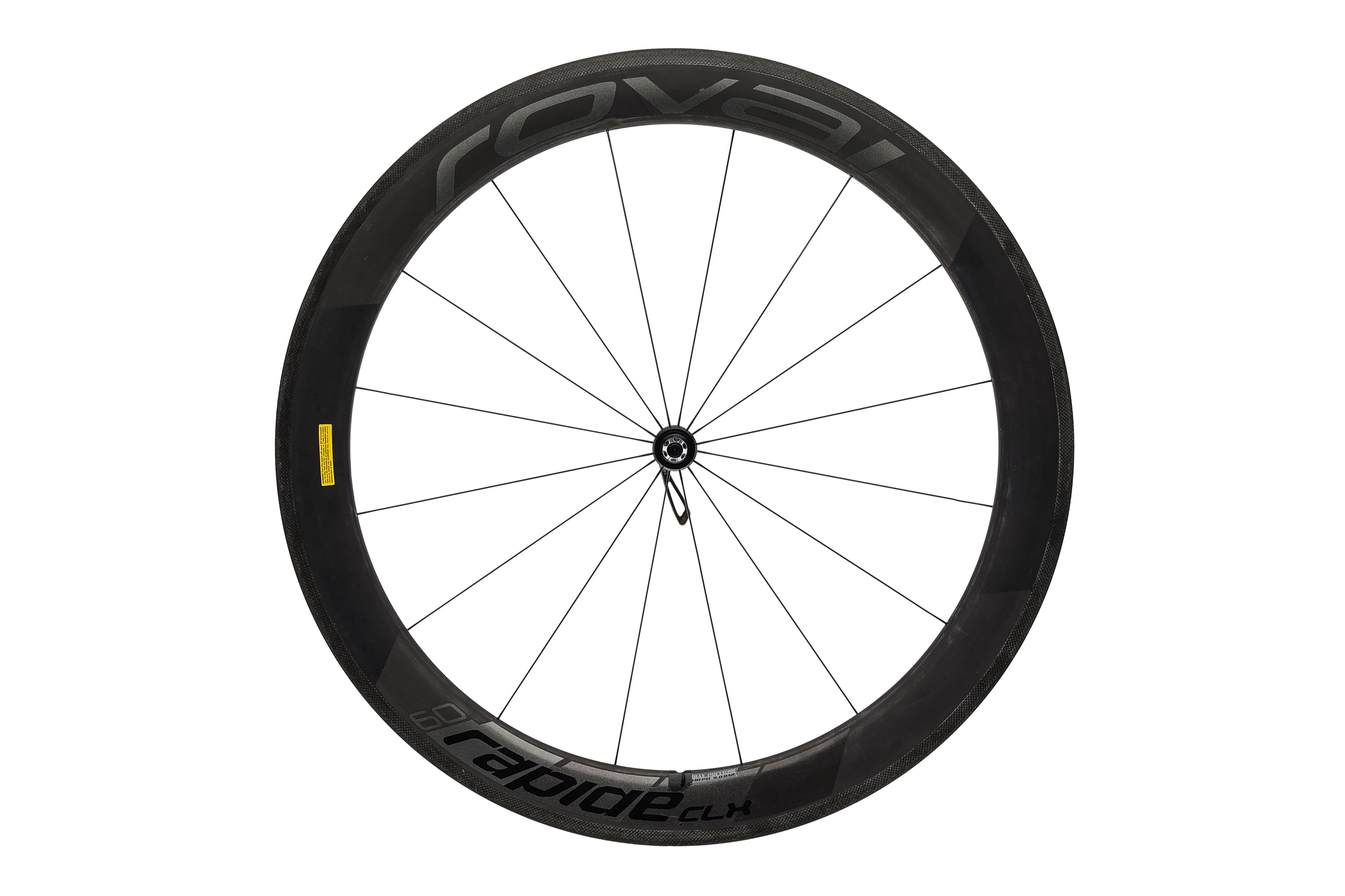 Roval CLX Rapide 60 Carbon Clincher 700c Front W | The Pro's Closet