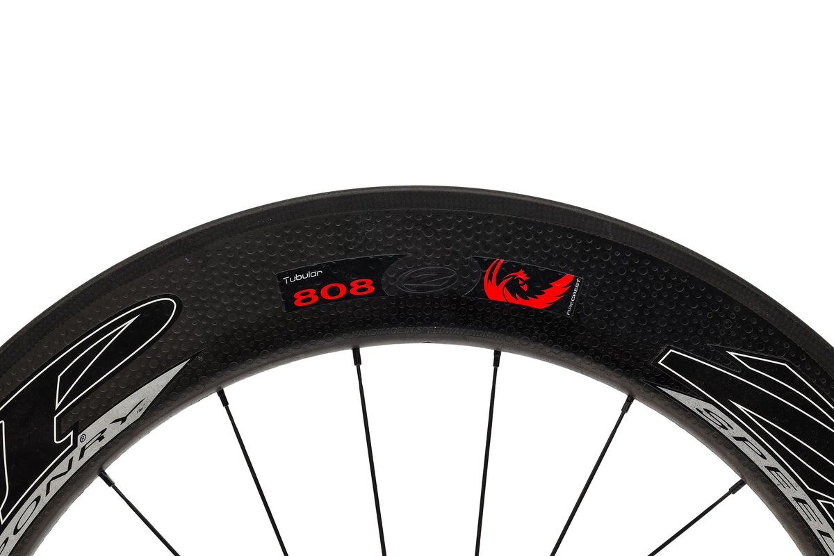 Zipp 808 Firecrest Carbon Tubular 700c Wheelset | The Pro's Closet