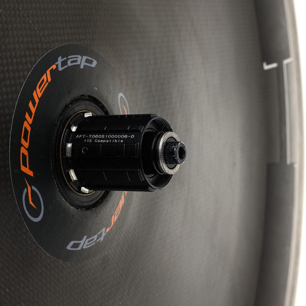 HED Jet Plus Disc w/ Powertap Hub Alloy/Carbon C | The Pro's Closet